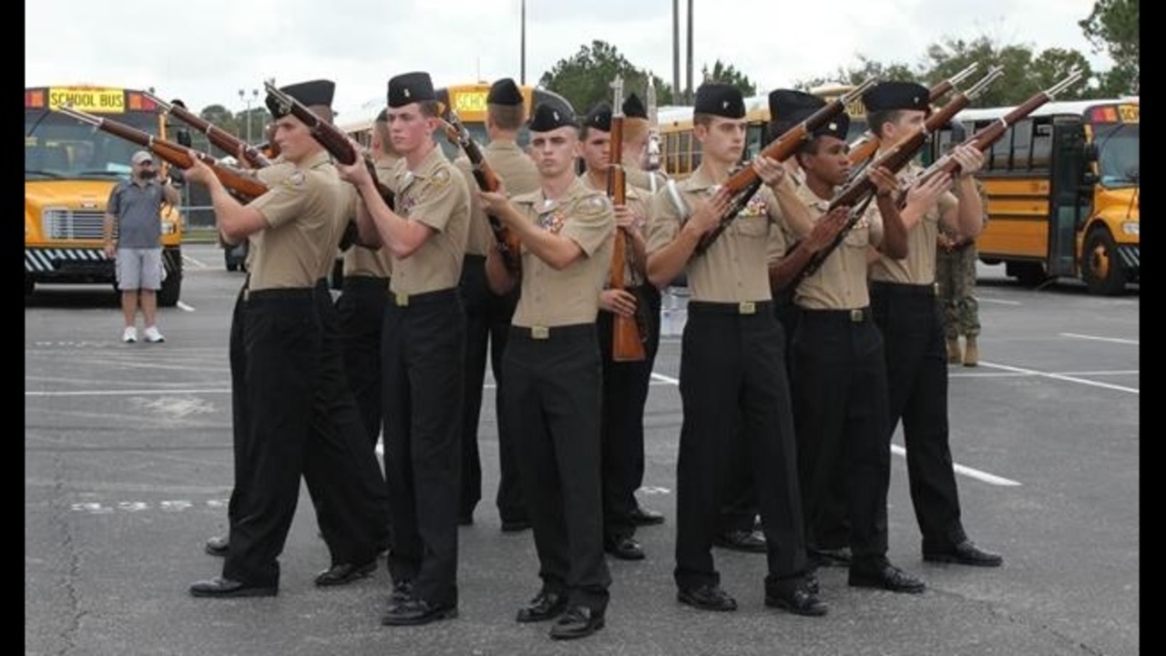 Nease NJROTC wins Mandarin Drill Meet