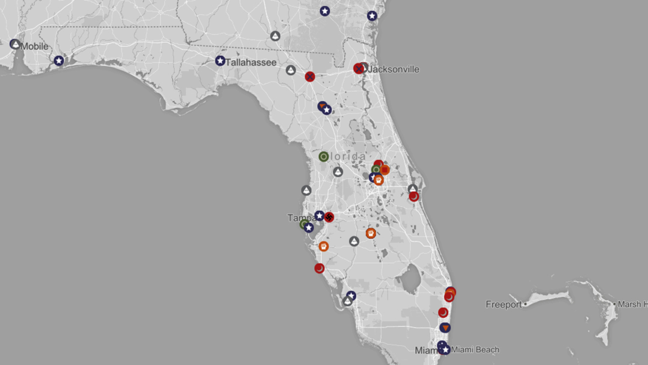Group finds 63 hate groups in Florida
