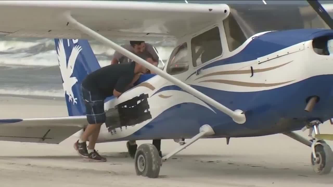 Embry-Riddle plane makes emergency landing on Crescent Beach